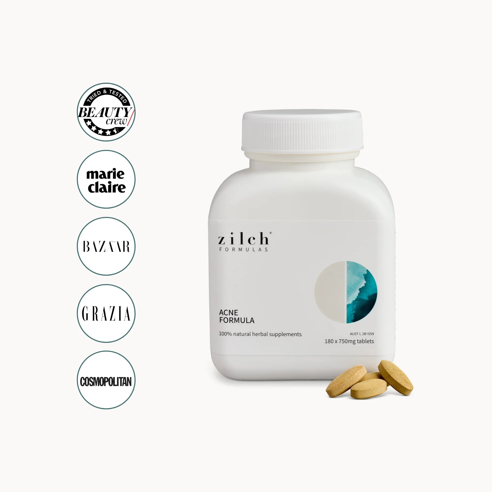 Zilch Clear Skin Formula | 100% Natural Herbal Acne Formula